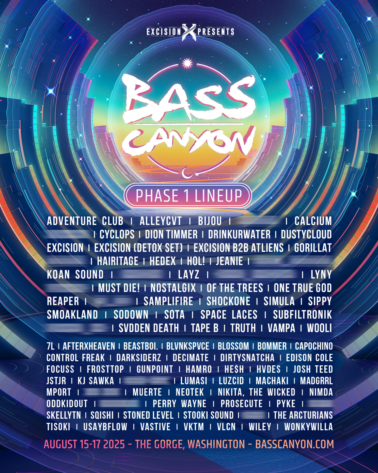 BASS CANYON 2025 UNLEASHES EXPLOSIVE LINEUP